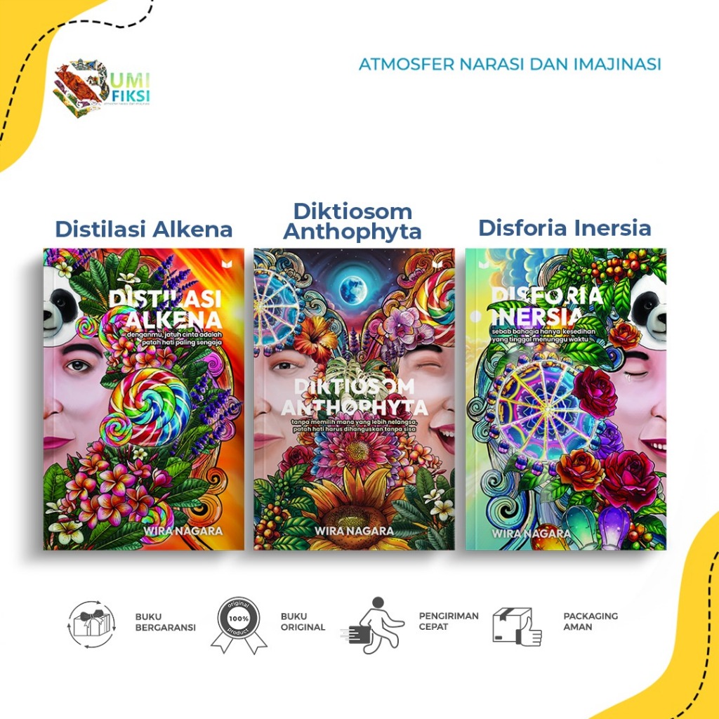 Jual Buku Novel Diktiosom / Disforia / Distilasi - Wira Nagara ...