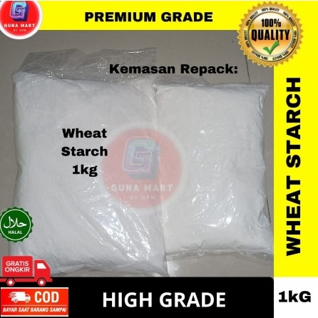 Jual Wheat Starch 1kg / Tepung Pati Gandum /Tepung Tang Mien / Bahan ...