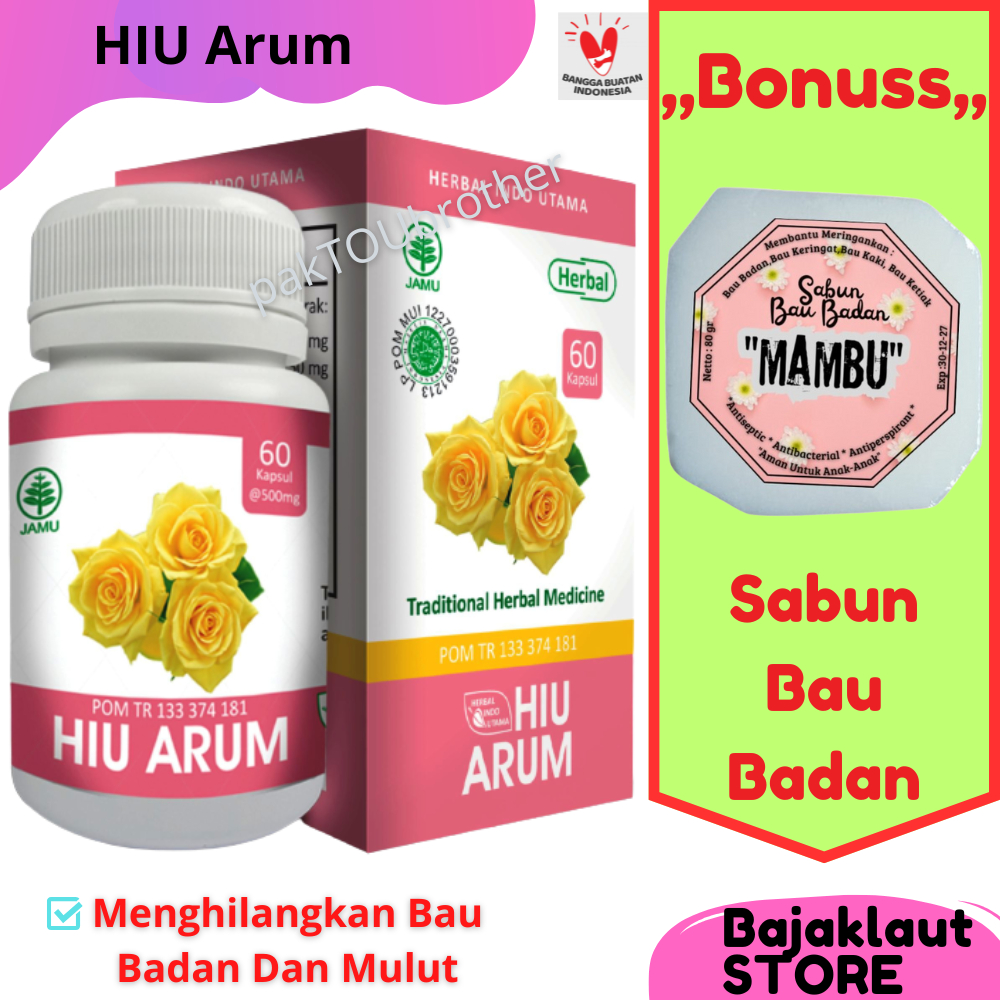 Jual Arumi Jamu Penghilang Bau Badan Permanen BPOM / Penghilang Bau ...