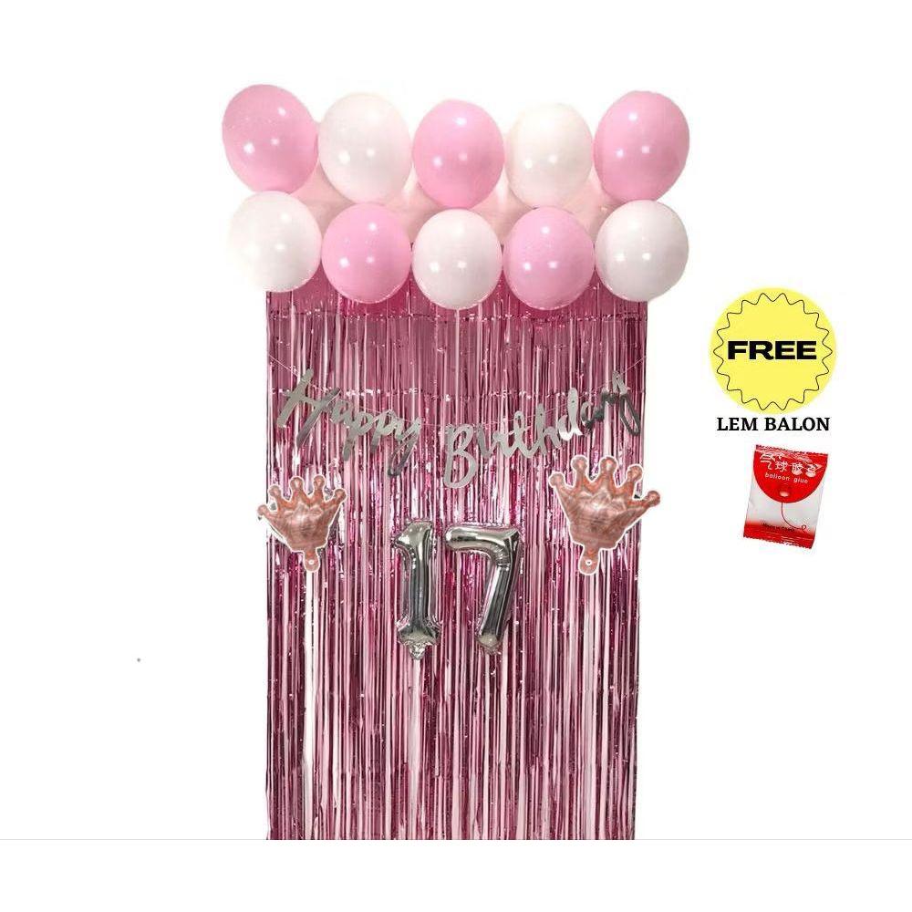 Jual Paket Dekorasi Ultah Latin / Paket Dekorasi Ulang Tahun Banner ...