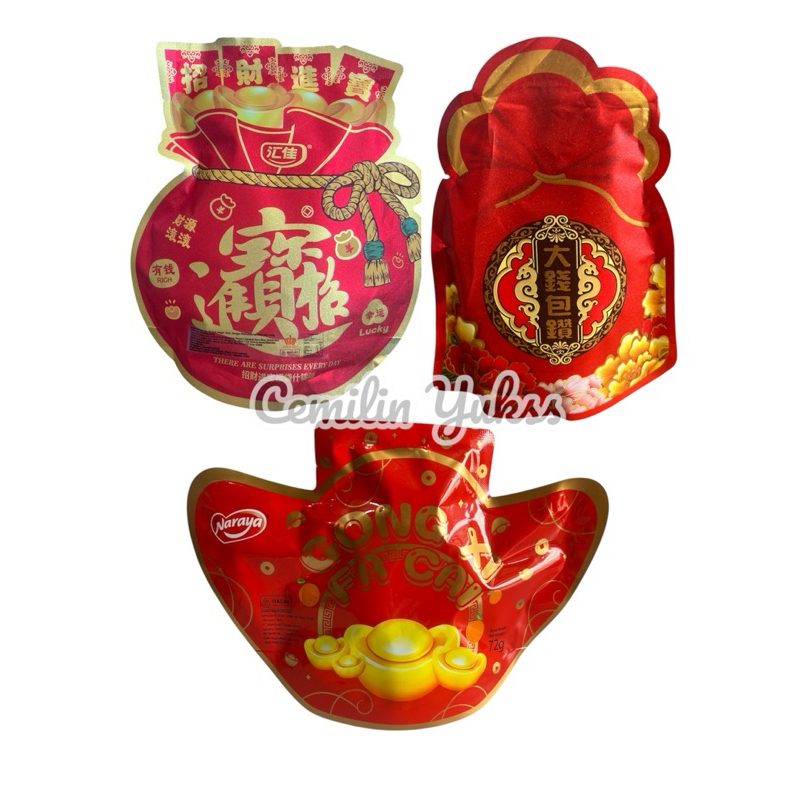 Jual Orange Candy Yuan Bao Permen Lucky [Fu Dai] Treasure Assorted ...