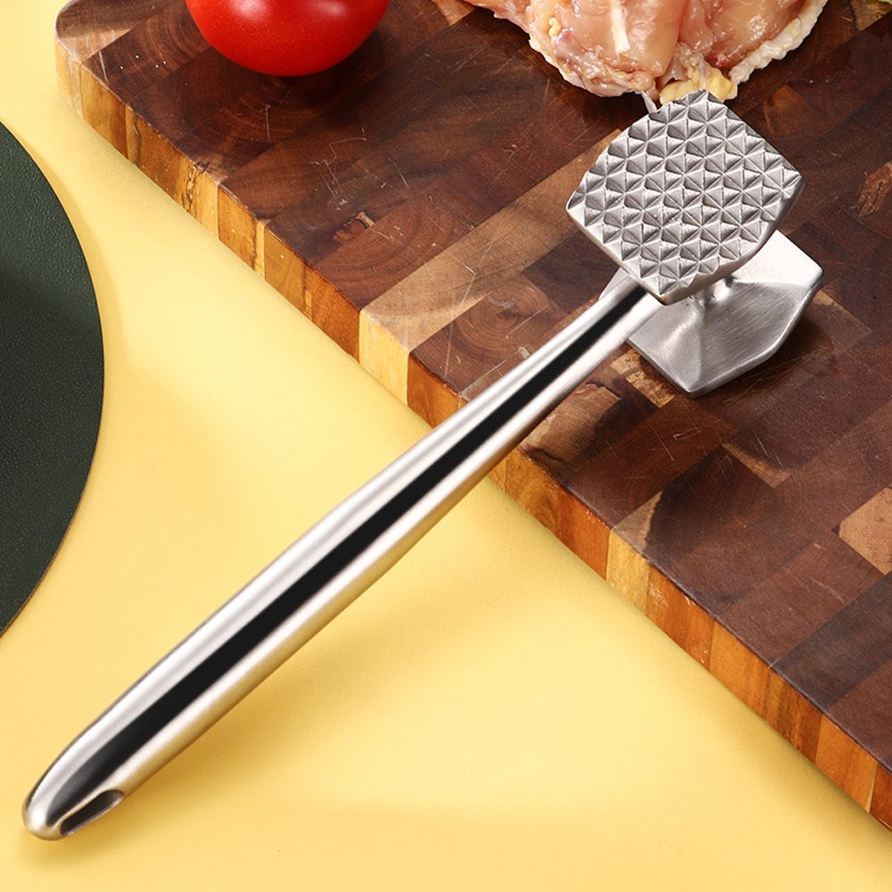 Jual MJ - PALU DAGING STAINLESS SERBAGUNA - PEMECAH ES BATU MEAT HAMMER ...