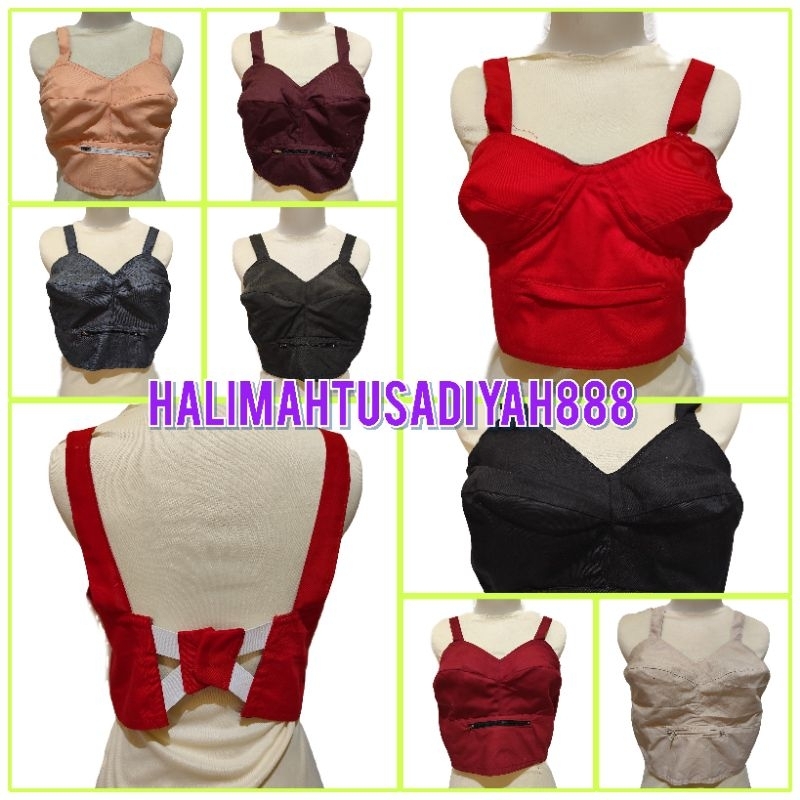 Jual Bra jadul kutang kait belakang bh vintage tanpa kawat long torso ...