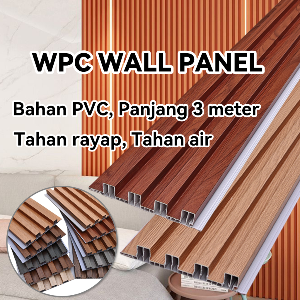 Jual Full PVC+3 Meter | UPVC wall panel Dinding, Anti rayap Tahan air ...
