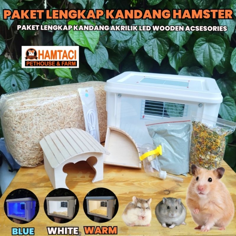 Jual KANDANG HAMSTER AKRILIK LED HAMSTER/REPTIL/GECKO/DLL LED USB ...