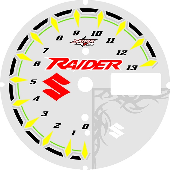 Jual Custom Speedometer Motor FU White Series | Shopee Indonesia