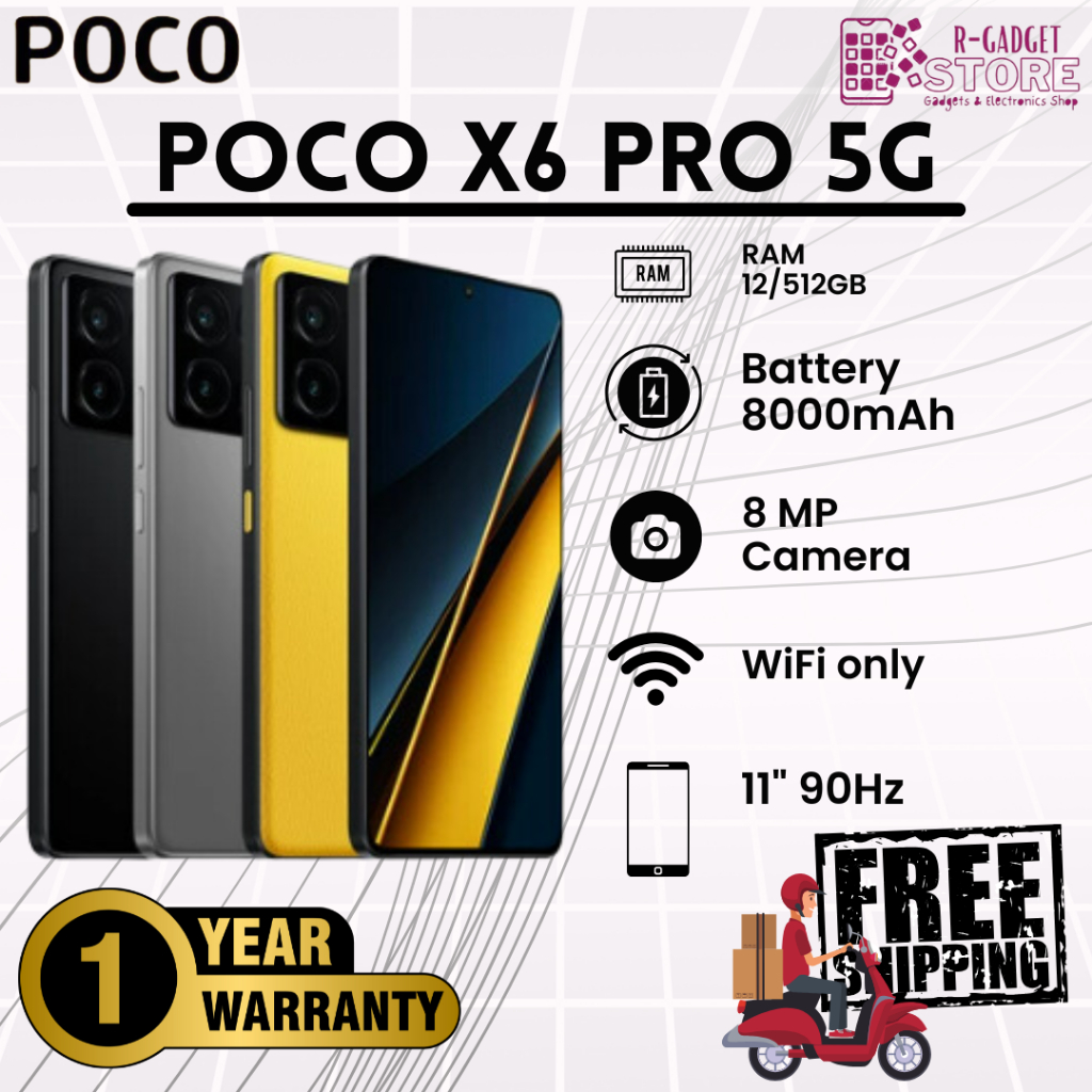Jual XIAOMI POCO X6 PRO 5G [12/512GB] || GARANSI RESMI | Shopee Indonesia