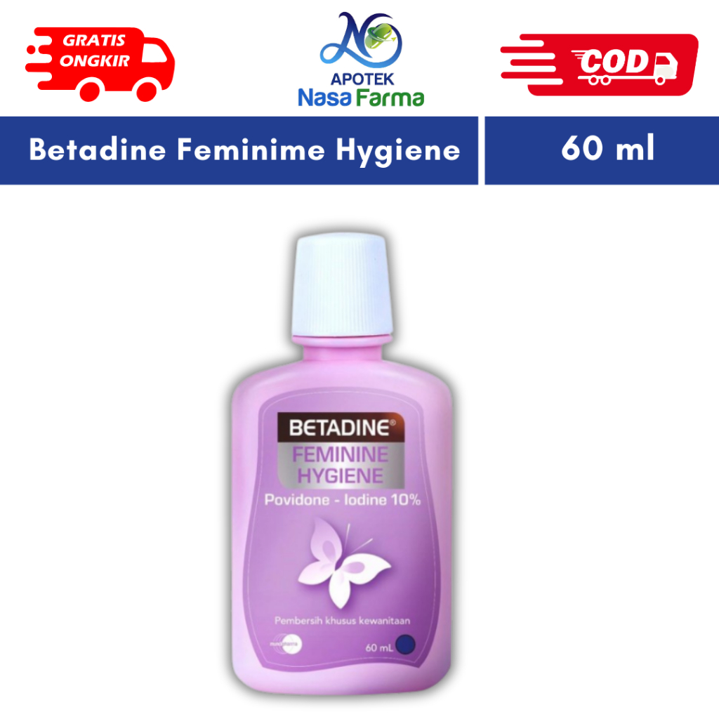 Jual Betadine Feminime Hygiene 60ml - Pembersih Daerah Kewanitaan / Obat Keputihan / Untuk ...