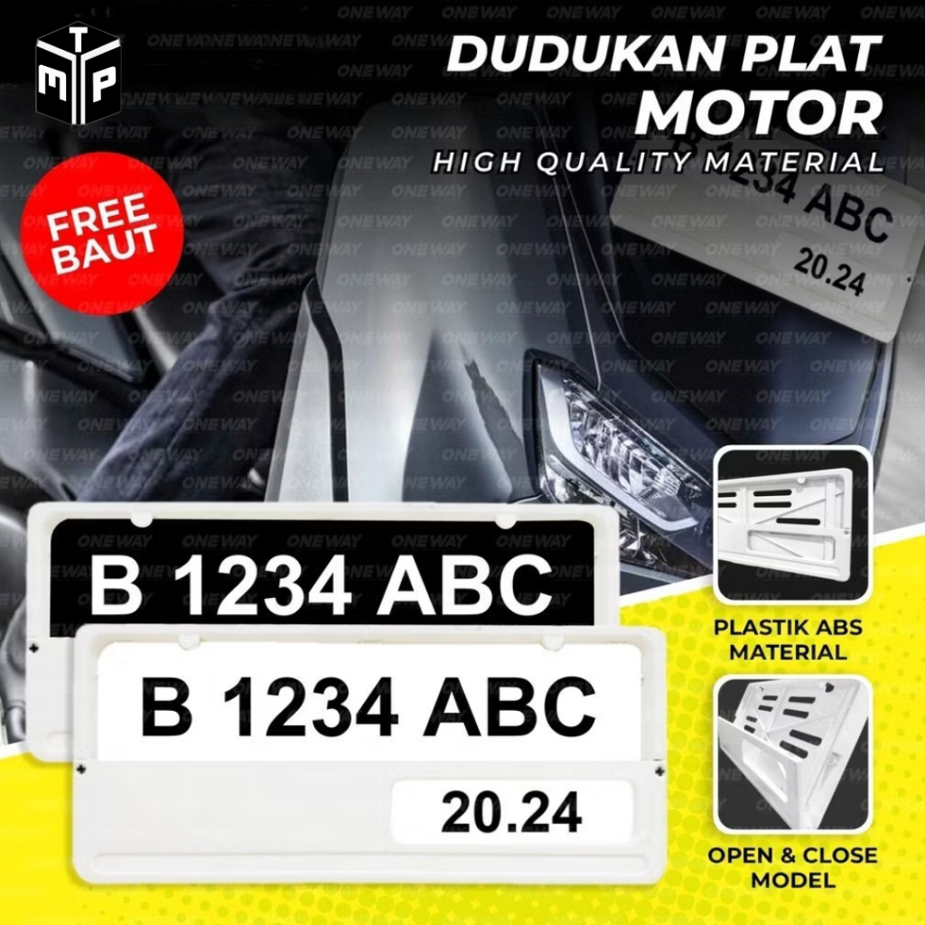 Jual plat motor universal tatakan frame plat motor / dudukan plat motor ...