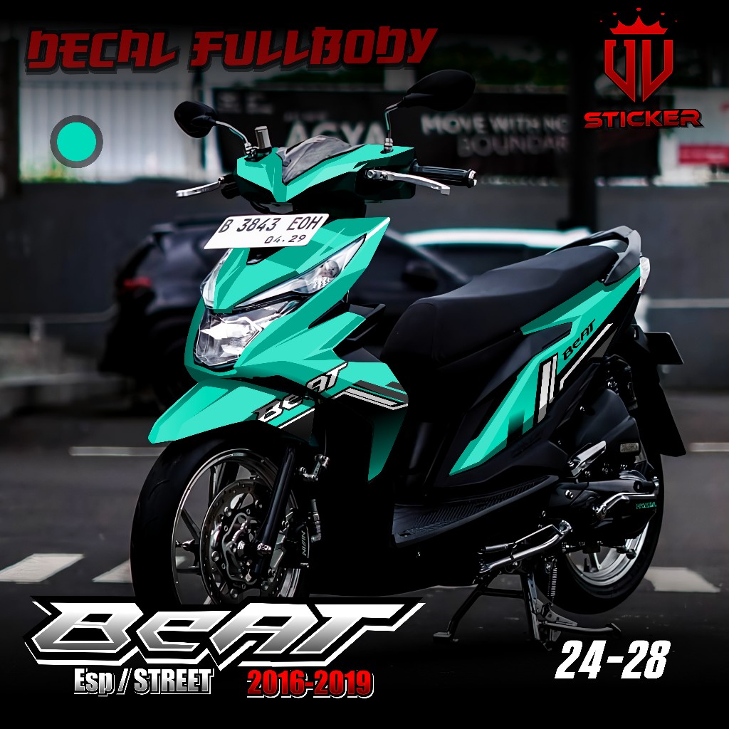 Jual Sticker Decal Full Body Honda Beat Esp Street 2016 2017 2018 2019 ...