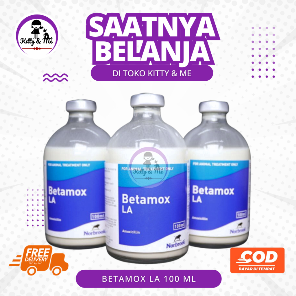 Jual BETAMOX LA 100 ML - Antibiotik Untuk Pencernaan Pada Hewan ...