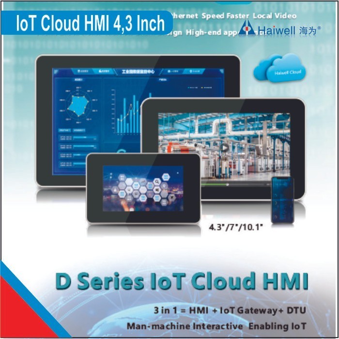 Jual HMI D4 Haiwell IoT Cloud HMI 4.3Inch | Shopee Indonesia