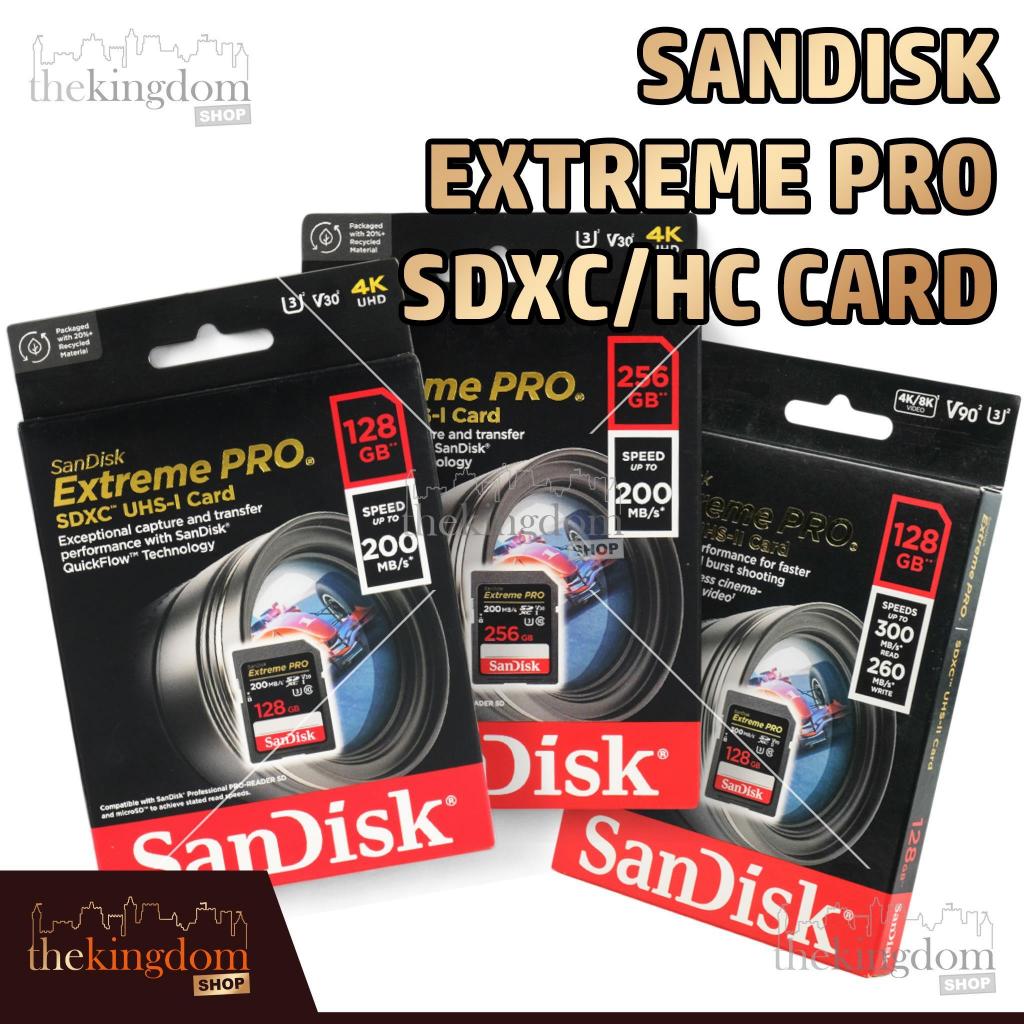 Jual SanDisk Extreme Pro SD SDHC/XC SDHC/XC Card V30 U3 Class 10 200 300MB/s 128 256GB Memory ...