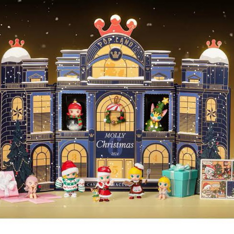 Jual POP MART ORIGINAL MOLLY CHRISTMAS 2024 CASTLE MIRACLE BOX SERIES ...