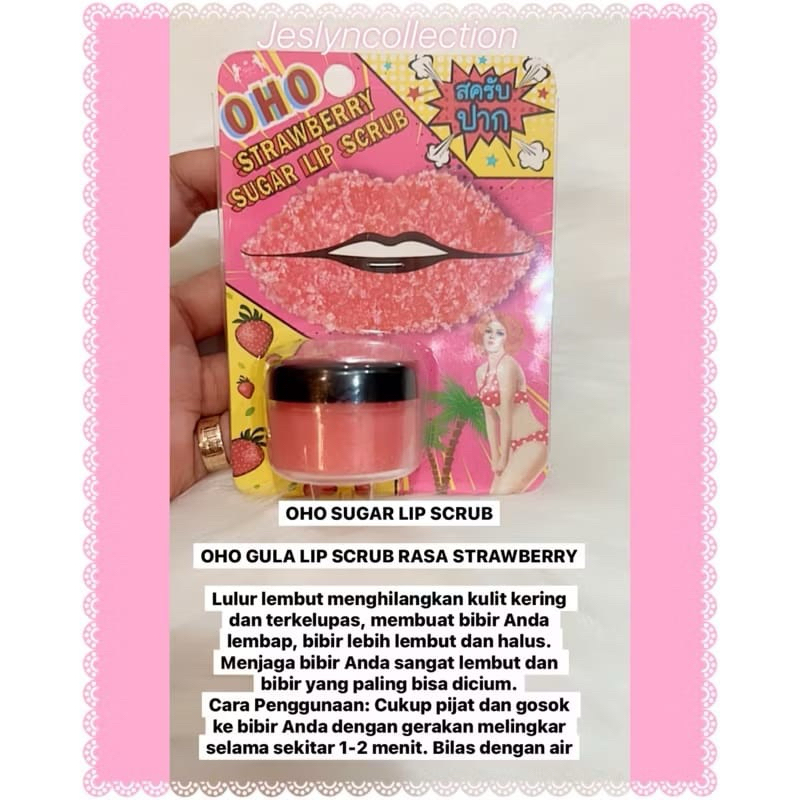 Jual OHO SUGAR LIP SCRUB 25 gr ORIGINAL THAILAND | Shopee Indonesia
