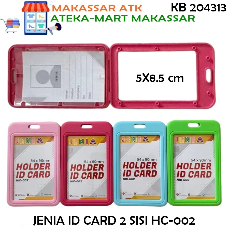 Jual [1PCS] JENIA ID CARD 2 SISI HC-002 TEMPAT KARTU IDENTITAS | Shopee ...