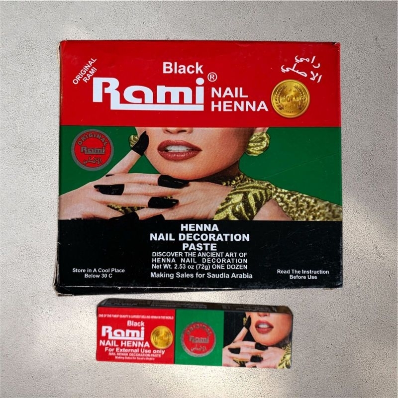 Jual Rami Nail Henna, Eliza Nail Henna 6g - Eliza Kone Henna Paste ...