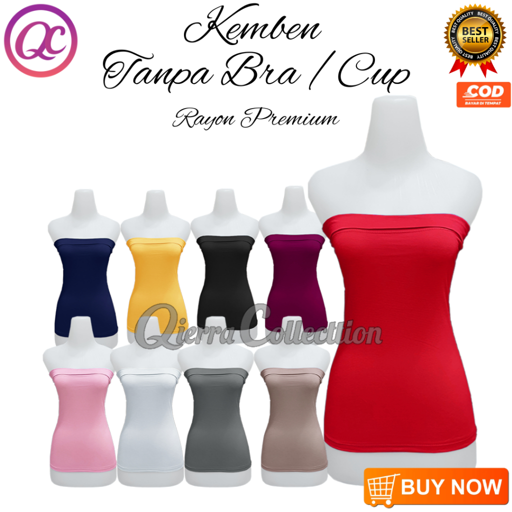 Jual Kemben Wanita Tanpa Cup Pakaian Dalam Cewe Polos Warna Kamisol ...