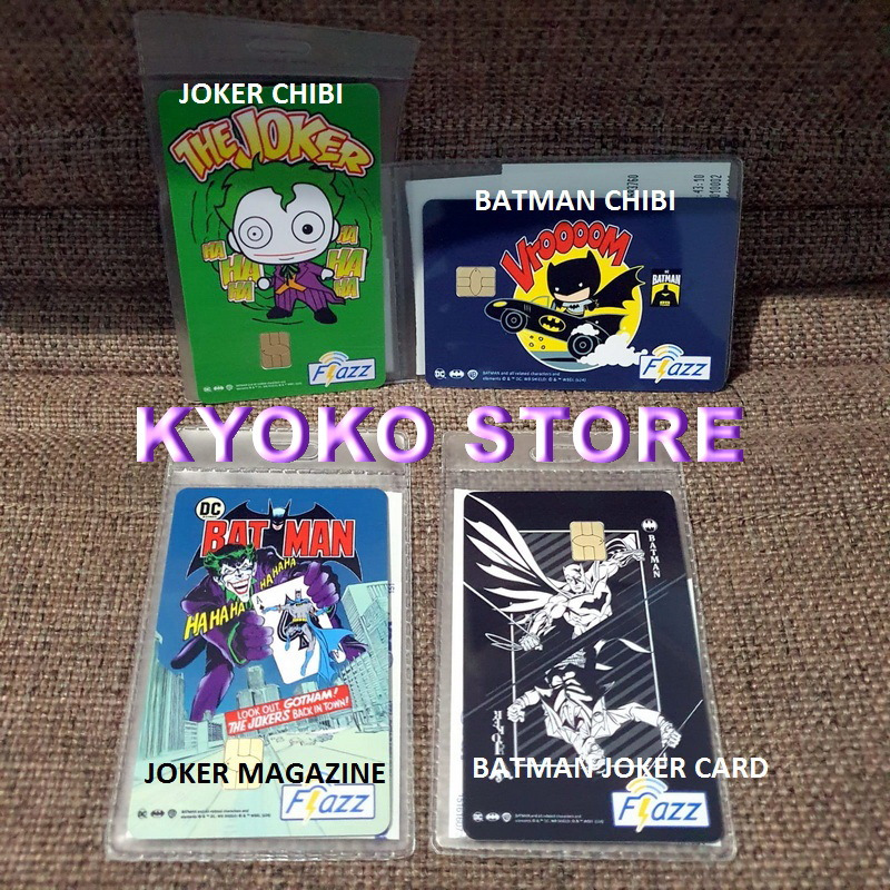 Jual Kartu Flazz Batman Joker Chibi Batman Joker Card Magazine Gen2 ...
