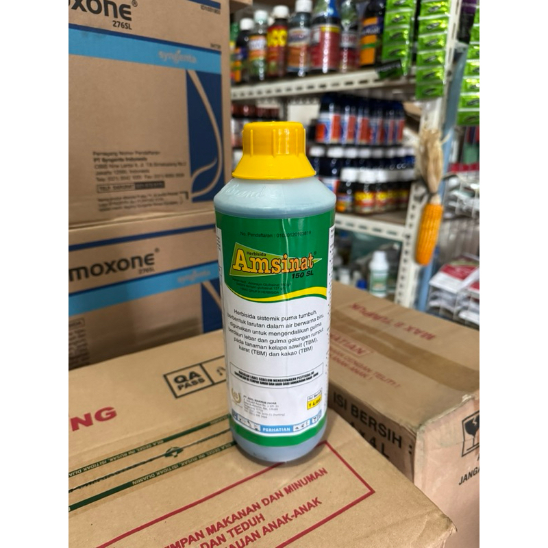 Jual Herbisida AMSINAT 150 SL 1 Liter Amonium Glufosinat | Shopee Indonesia