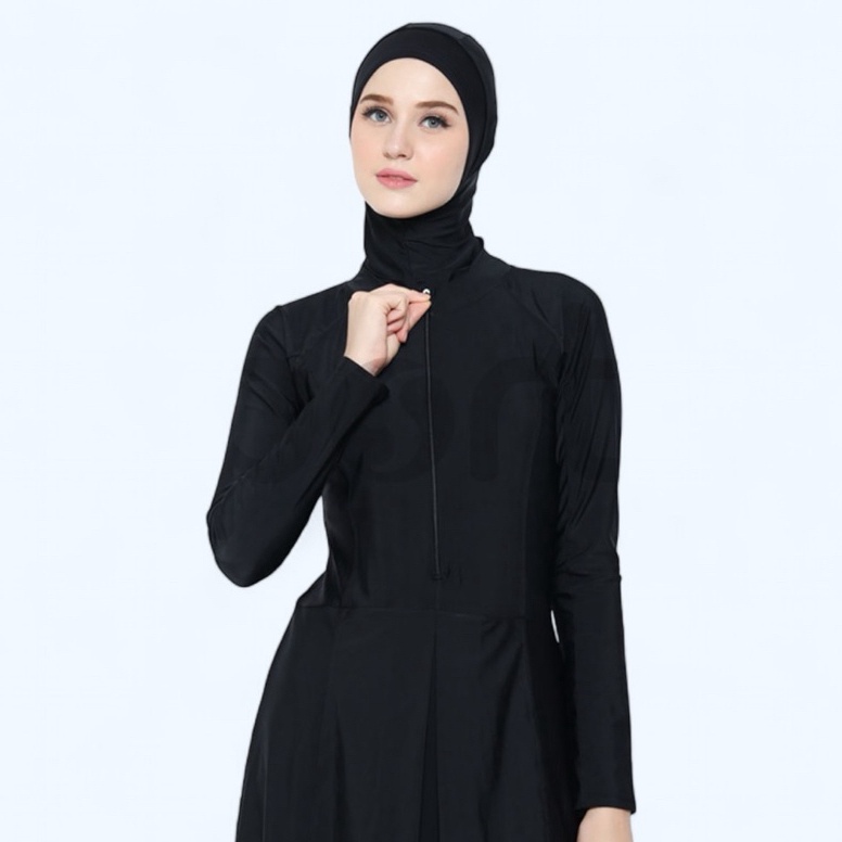 Jual Bagus Dipakai Allisa Muslimah Swimsuit Baju Renang Hijab | Shopee ...