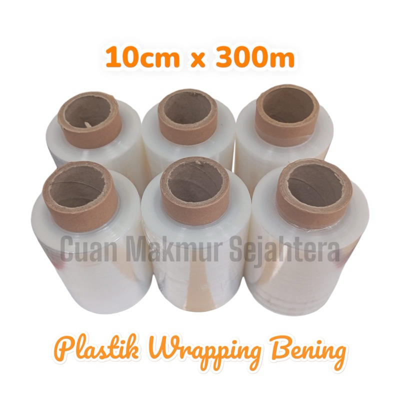 Jual Plastik Wrapping 10cm x 300m | Plastik Wrapping Bening 10cm ...