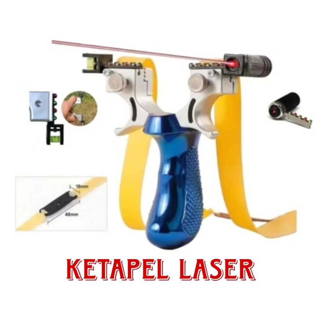 Jual SYQT Big Power Ketapel Tactical Slingshot with Laser Sight ...