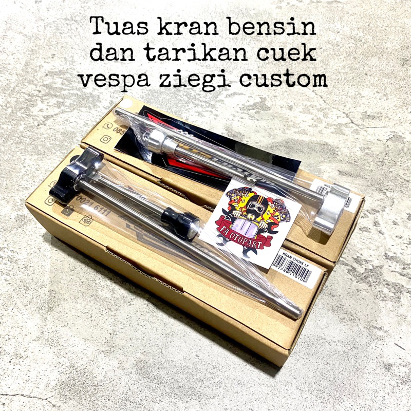 Jual Tuas Kran Bensin Dan Tarikan Choke Vespa Mrek Ziegi Custom ...