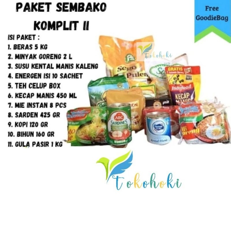 Jual PAKET SEMBAKO KOMPLIT II | Shopee Indonesia