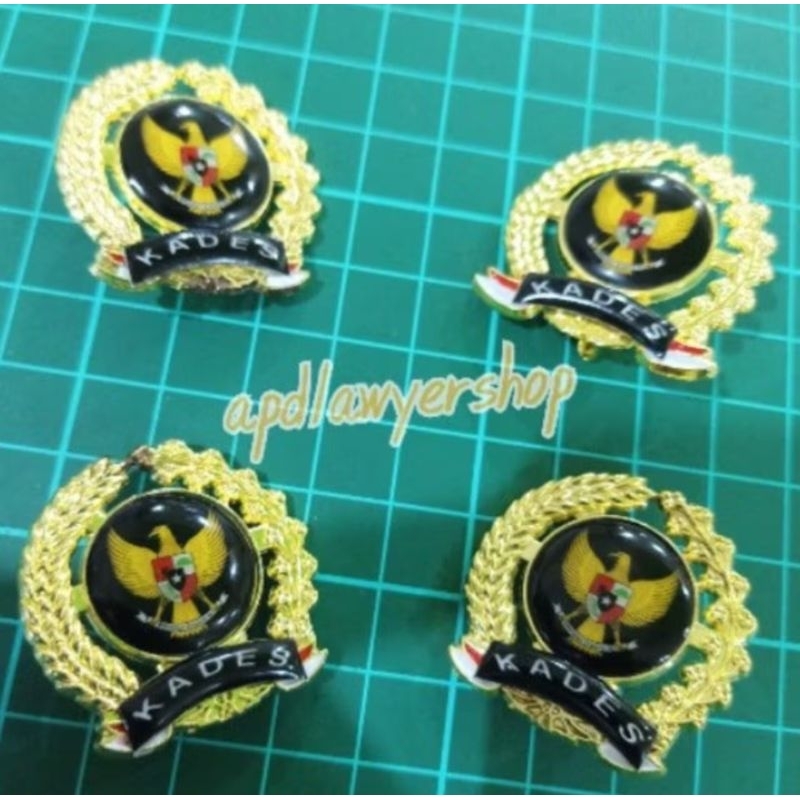 Jual Pin Bros Dada Padi Kapas Bendera Logo Kades Peniti/Magnet Premium ...