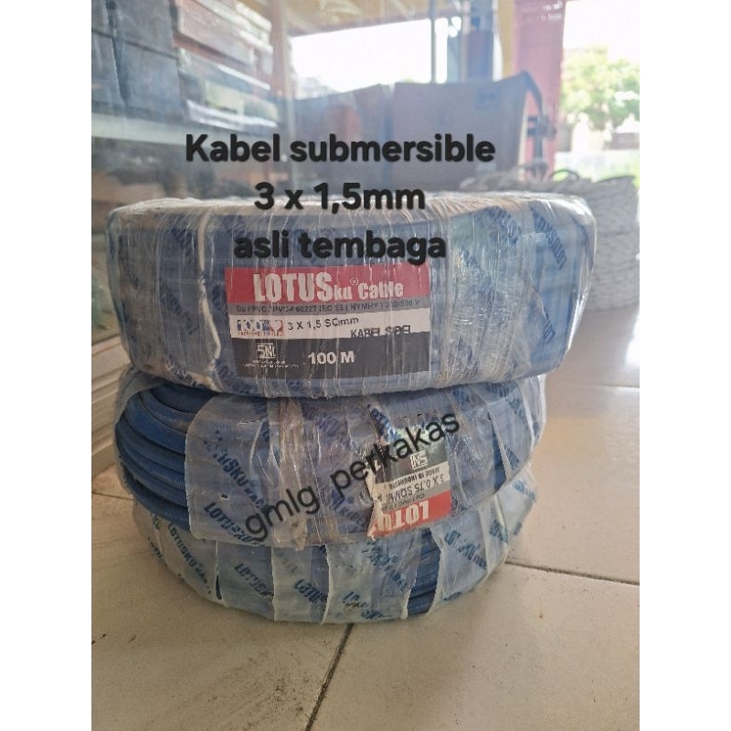 Jual Kabel submersible/pompa celup 3x1,5mm | Shopee Indonesia