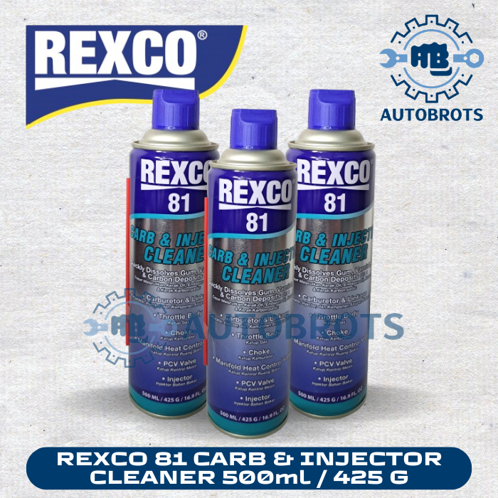 Jual REXCO 81 Carbulator & Injector Cleaner 500ml / Pembersih Injektor ...
