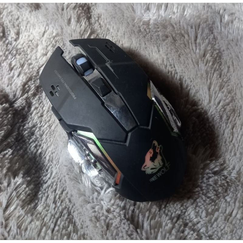 Jual Wirelles mouse Gaming Free wolf X8 | Shopee Indonesia
