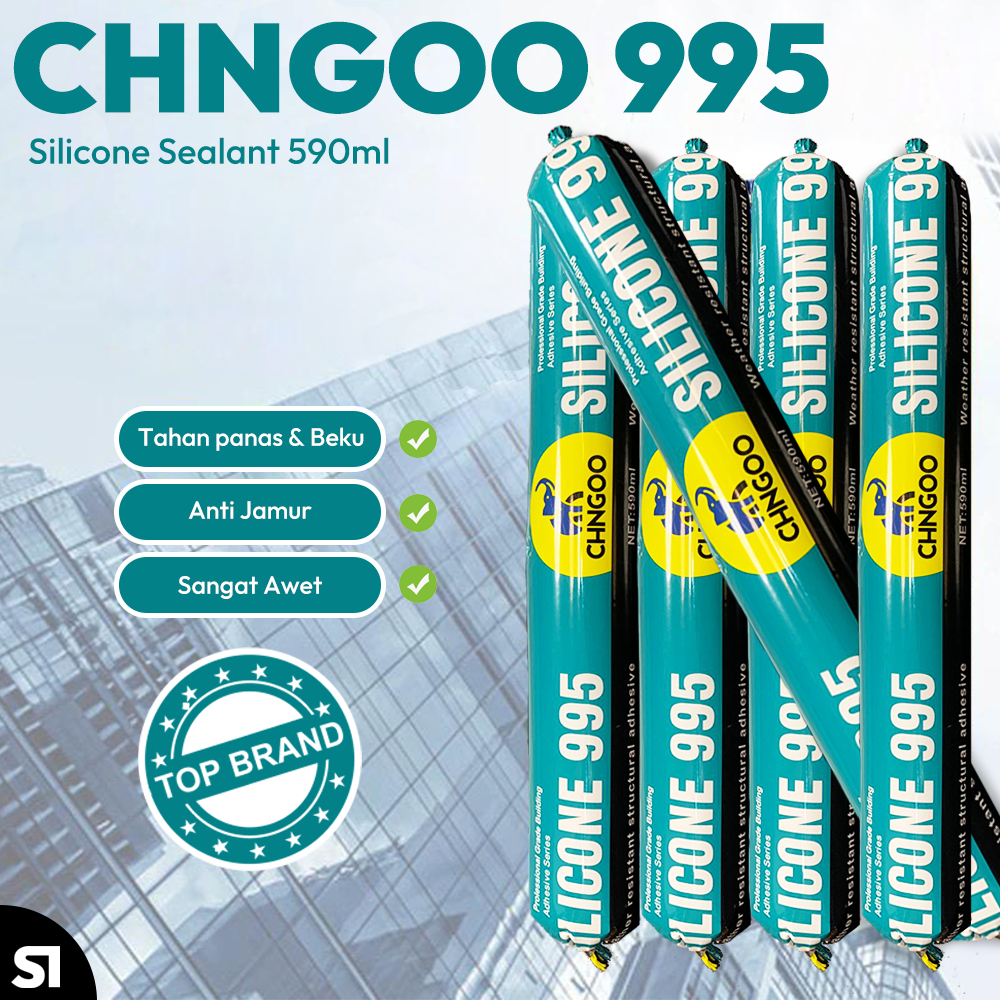 Jual CHNGOO SILICONE SEALANT NETRAL 590ML, SILICONE SEALANT JENDELA, SILICONE SEALANT TAHAN AIR ...