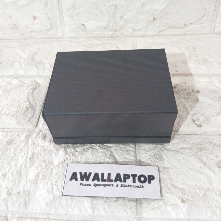 Jual box alumunium hitam 100x76x46 case aluminium box enclosure project ...