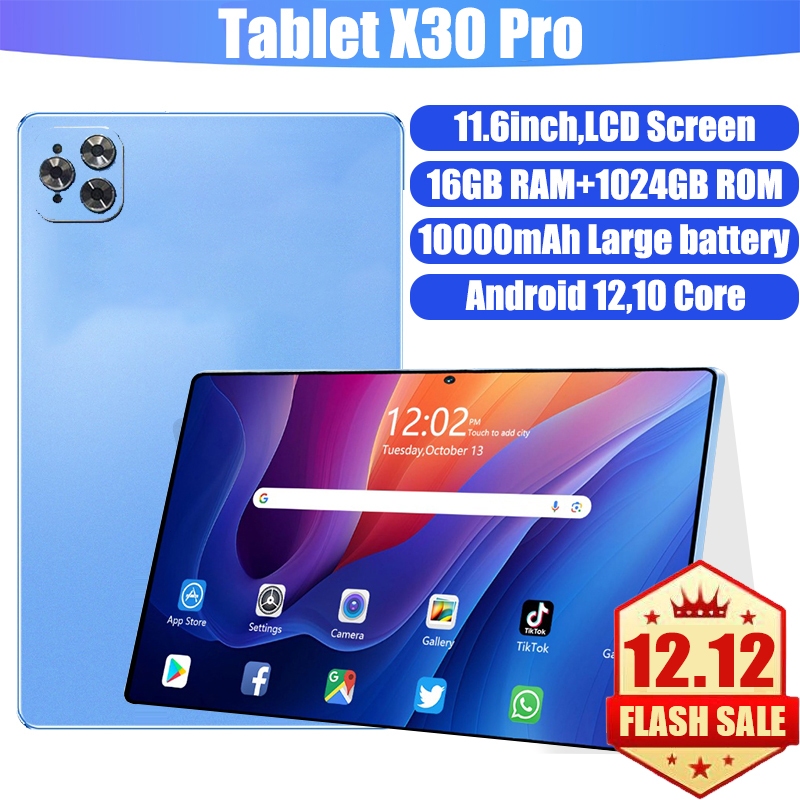 Jual YIYO Galaxy Tab X30PRO Tablet PC 11.6inch Tablet Android Murah 16GB+512GB Asli Baru Tab ...