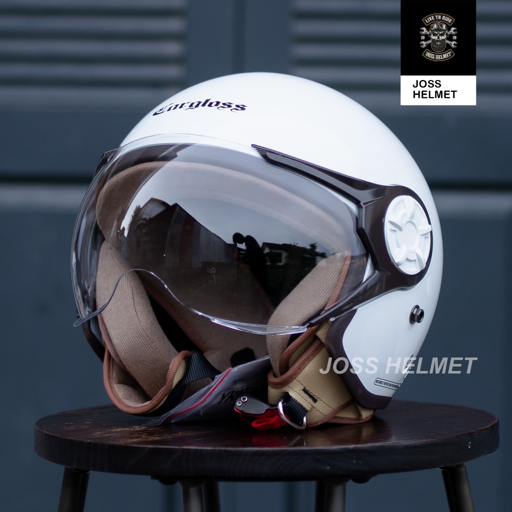 Jual Helm Carglos Hijab Original YRH Half face SNI nyaman & ringan ...