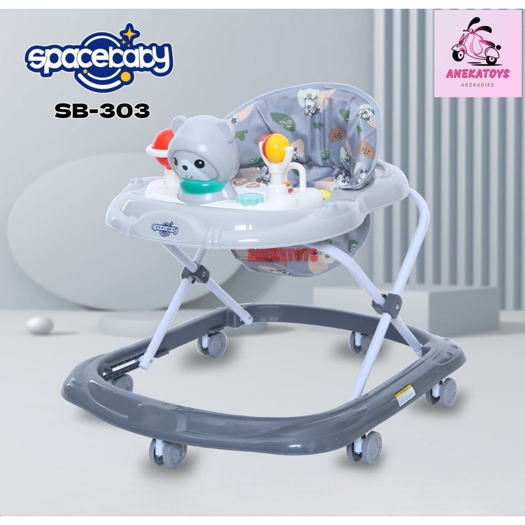 Jual Baby Walker Beruang Spacebaby SB303 Alat Bantu Jalan Anak | Shopee ...