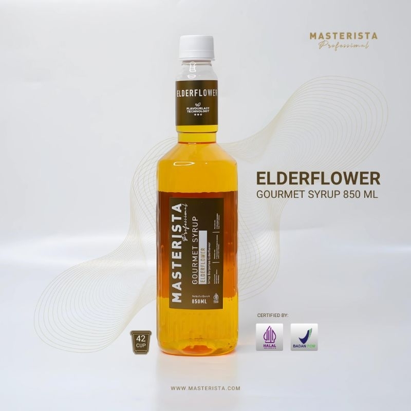 Jual Masterista Syrup Elderflower 850 ML | Shopee Indonesia