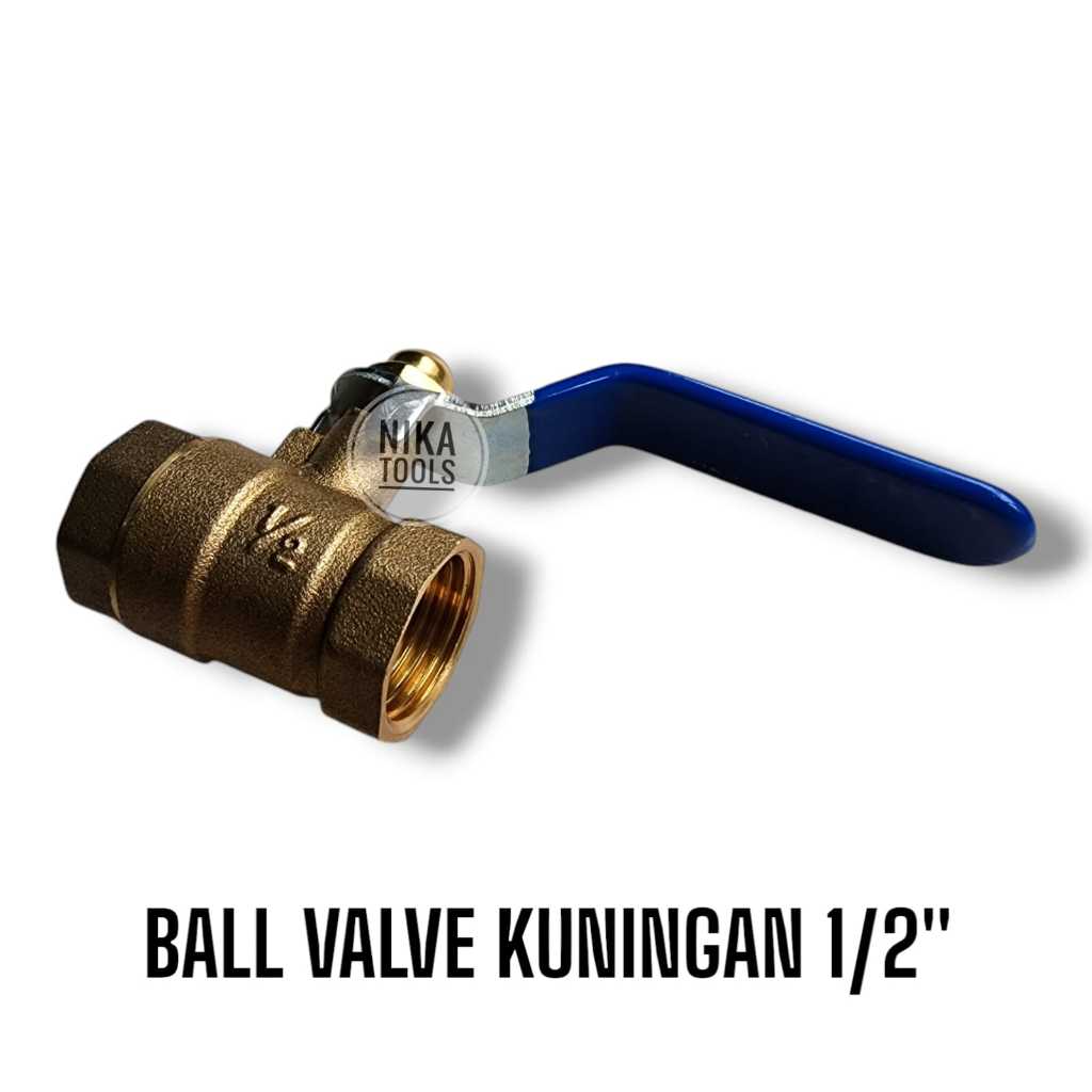 Jual Ball Valve 1/2 " Inch Stop Kran Kuningan | Shopee Indonesia