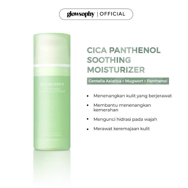 Jual Glowsophy Cica Panthenol Soothing Moisturizer | Shopee Indonesia