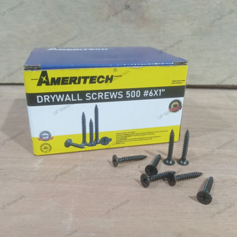 Jual Paku / Skrup / Sekrup Gypsum / Drywall Screws 1" x 6 per kotak 500g | Shopee Indonesia