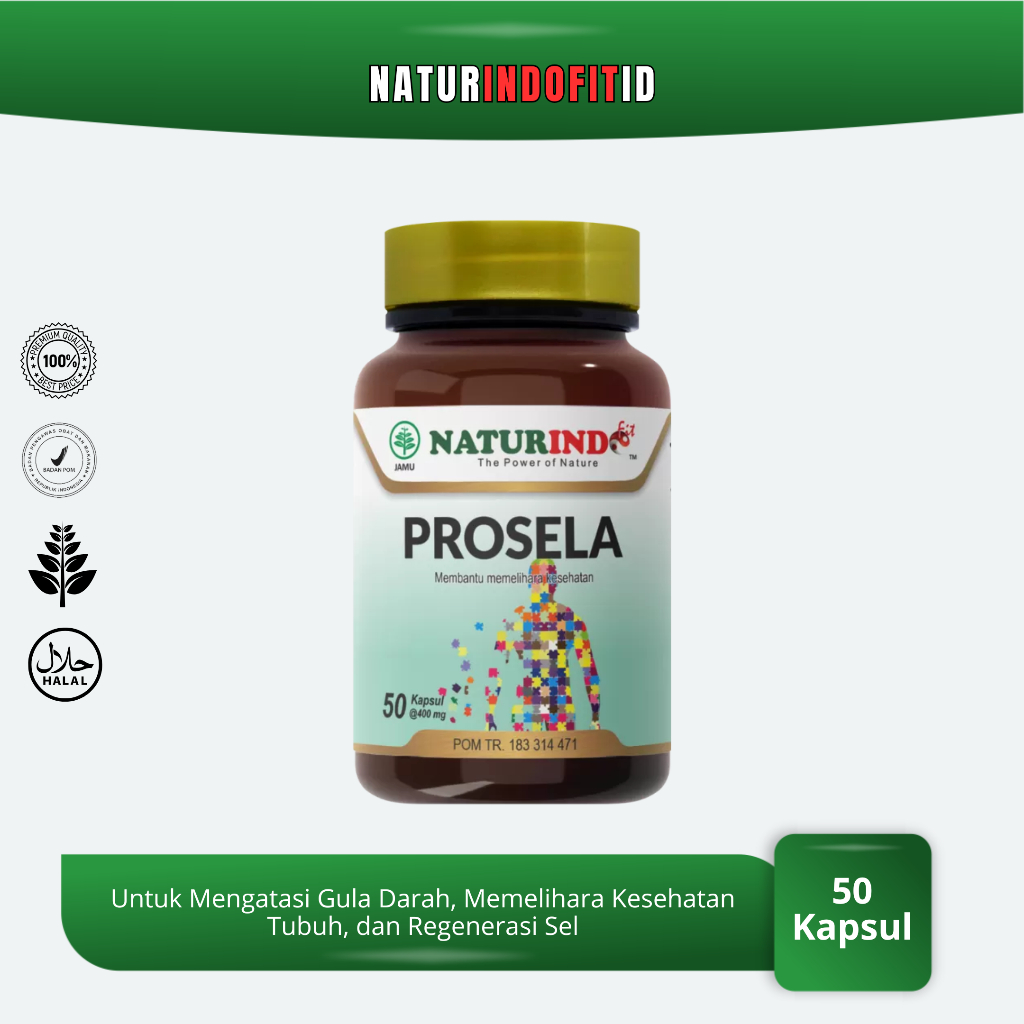Jual Naturindo Fit - Prosela 50 Kapsul | Shopee Indonesia