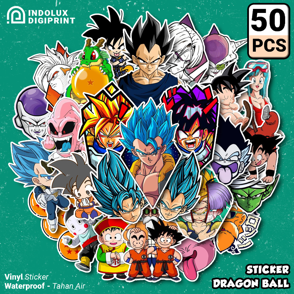 Jual Stiker Dragon Ball 50 Pcs Stiker Anime Dragonball Goku Vegeta ...