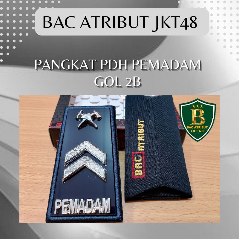 Jual BAC ATRIBUT JKT48 - PANGKAT PDH PEMADAM GOLONGAN 2B IIB | Shopee ...