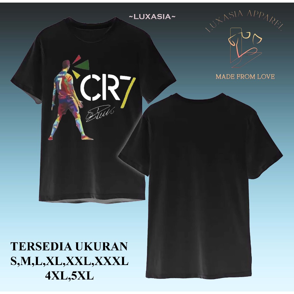 Jual Tshirt Cristiano Ronaldo Baju CR7 Baju Siu Kaos Keren Bahan Adem Kualitas Premium | Shopee ...
