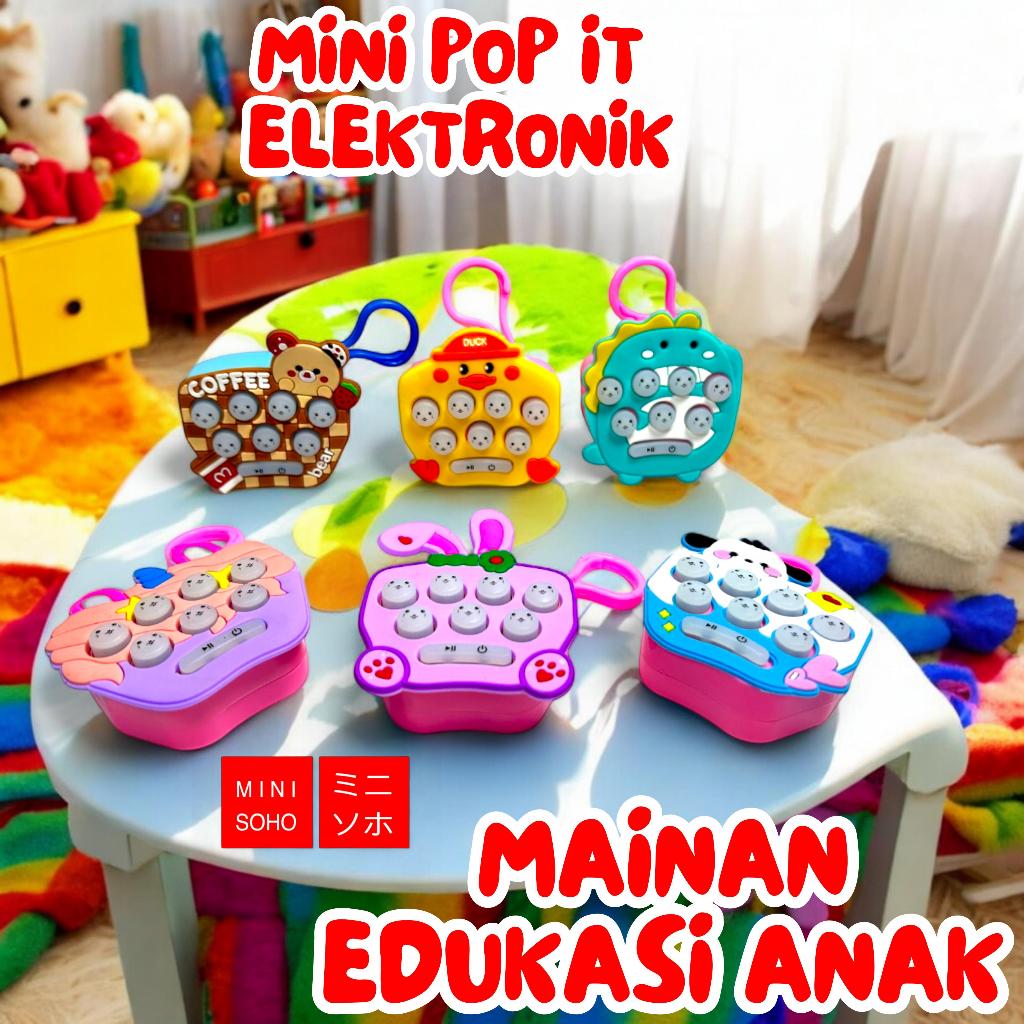 Jual MINI POP IT ELEKTRONIK Mainan Edukasi Anak Squishy Viral Push ...