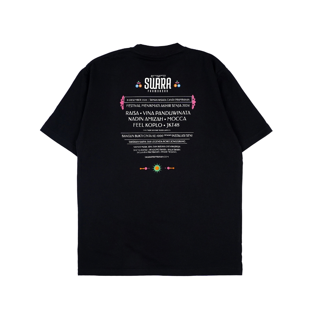 Jual Dagadu Official Merch Swara Prambanan 2024 Kaos Swara Line Up ...