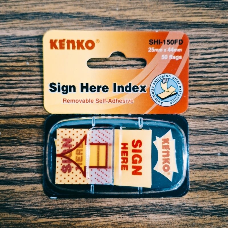 Jual SIGN HERE INDEX KENKO / Perpak | Shopee Indonesia
