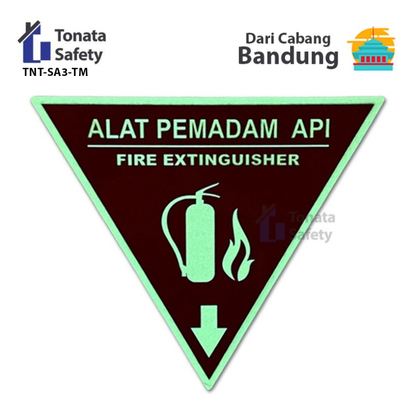 Jual Segitiga APAR Glow In The Dark / Rambu Akrilik Alat Pemadam Api ...